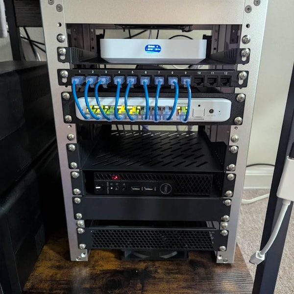 10in 1U Rack Mount Fits Unifi Usw-flex-2.5g-8-poe and Usw-flex-2.5g - 8 ...