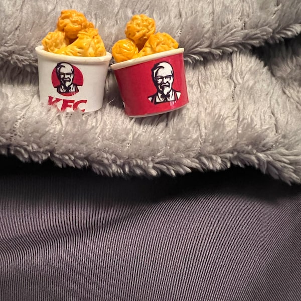 Miniature Fried Chicken in the Bucket,miniature Chicken,miniature Food ...