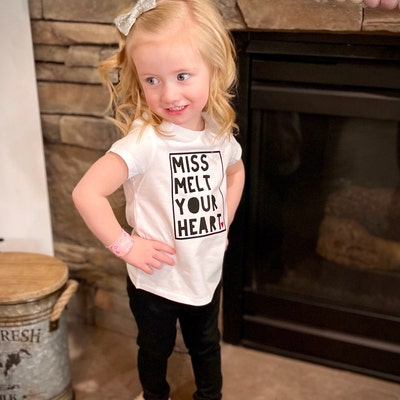 Miss Melt Your Heart SVG PNG DXF Cut Files Toddler Svg - Etsy