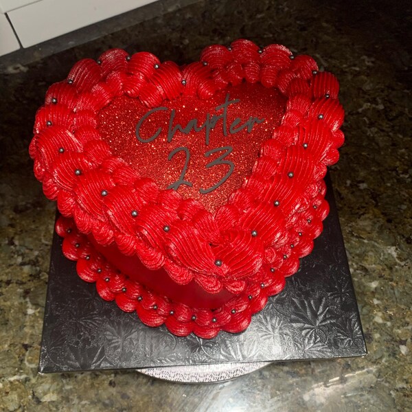 Custom Flat Lay Cake Topper Heart Cake Topper Birthday Cake Charm ...