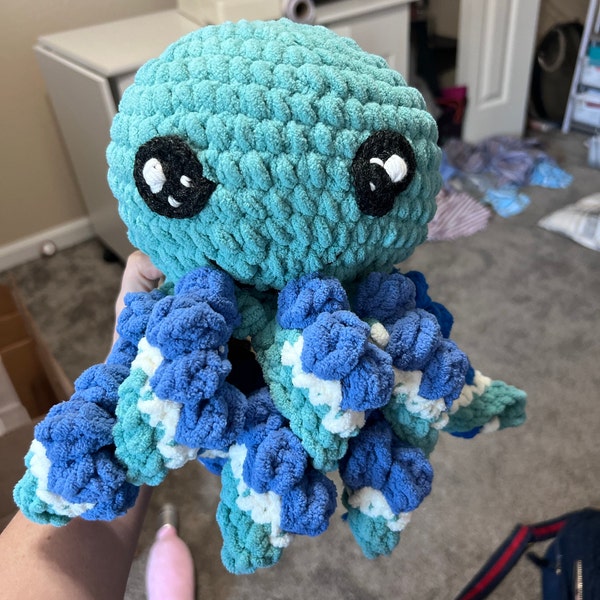 Giant Octopus Crochet Pattern With Video Tutorial digital Pattern - Etsy