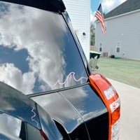 Ocean Wave Vinyl Decal Vinyl Sticker, Wave Decal, Ocean Decal, Car ...