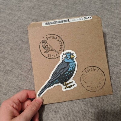Birdie Sanders Sticker / Vinyl / Laptop Sticker / Small Bumper Sticker ...
