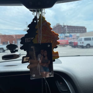 Hanging Car Photo Frames Rearview Mirror Hanging Accessory - Etsy