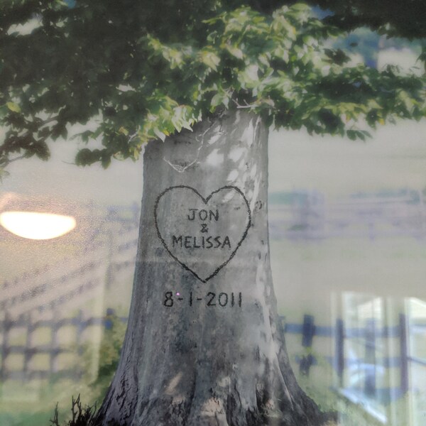 Personalized Tree Art, Tree Wall Art, Custom Print, Personalized Gifts ...