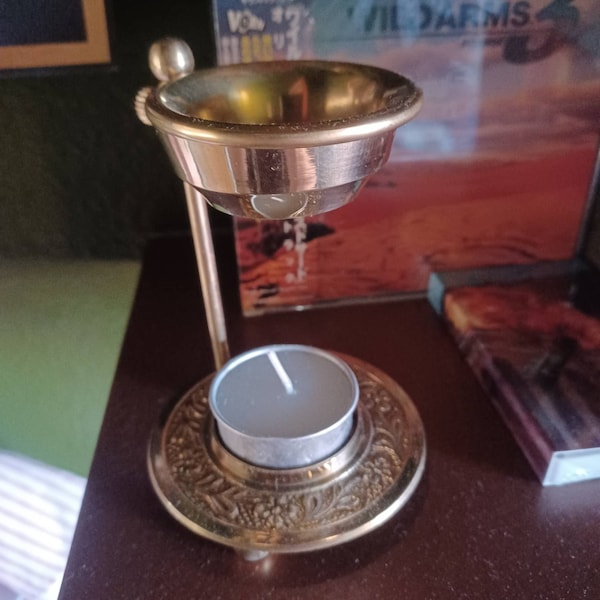 Tea Light Incense Burner for Resin, Herbs, Loose Incense, Oil Warmer ...