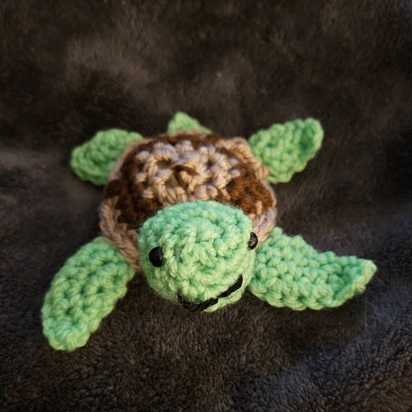 Crochet Sea Turtle Pattern, Crochet Sea Animals, Amigurumi Turtle ...
