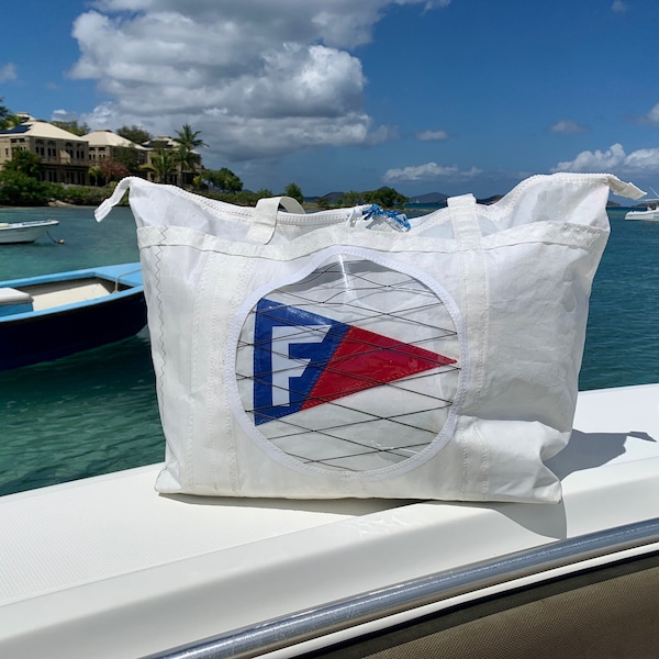 Sailboat Halyard / Sheet Bag V2.0 - Sunbrella Cadet Grey - Etsy