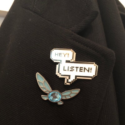 The Legend of Zelda Hey Listen Navi Pin Set - Etsy