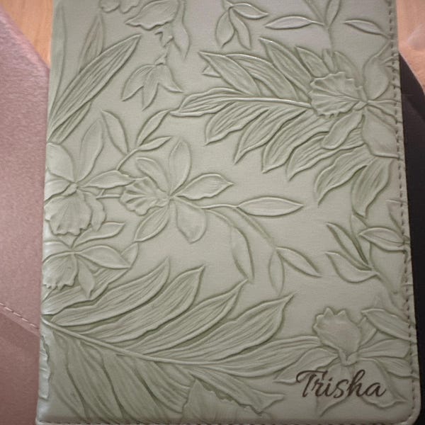 Retro Embossed Flower Leather Kindle Case, All New Kindle Paperwhite ...