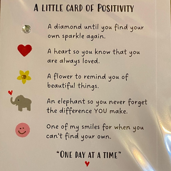 A Little Card of Friendship, Friend Appreciation Card - Etsy