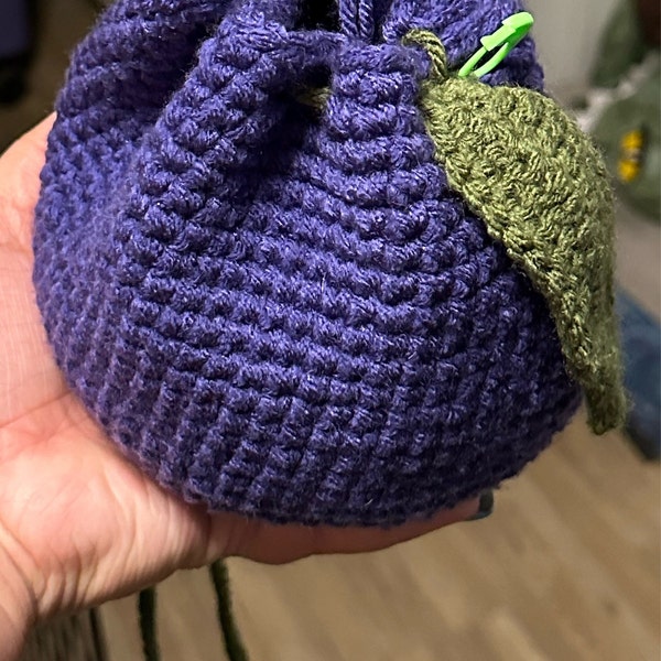 Crochet Orange Bag PATTERN, Drawstring Bag PATTERN, Crochet Drawstring ...