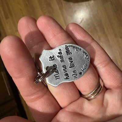 Name Tag for Dog, Hand Stamped Pet ID Tag, Train Dog Tag, Caboose, Dog ...