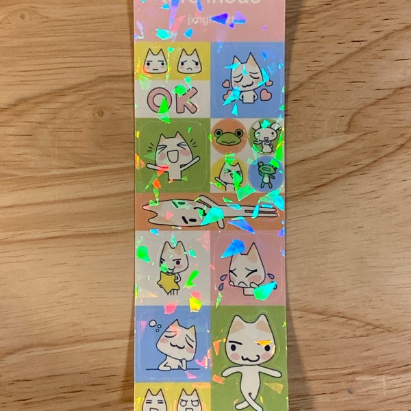 Toro Inoue Sony Playstation Cat Holographic Vinyl Sticker Sheet - for ...