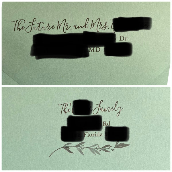 A7 Envelope Addressing, Calligraphy Envelope Address Printing - Guest ...