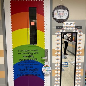 I AM Positive Affirmations Classroom Door Vinyl Wall Decal - Etsy