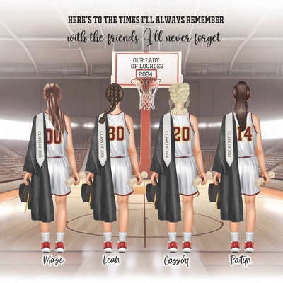 Personalized Volleyball Graduation Print Poster Volleyball Girl ...