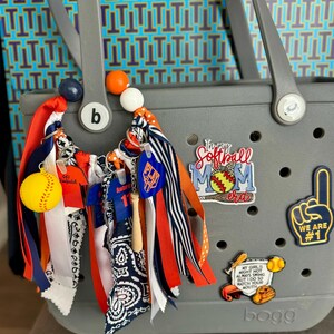 Personalized Bog Bag Tassel/keychain, Football Bogg Bag Tassel, Bogg ...