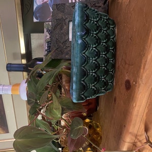 Cool, Vintage, Art Nouveau Tin Box With Bird Design Orange, Yellow ...