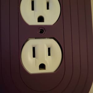 Minimalist Oval Outlet Plate Cover Multiple Options - Etsy