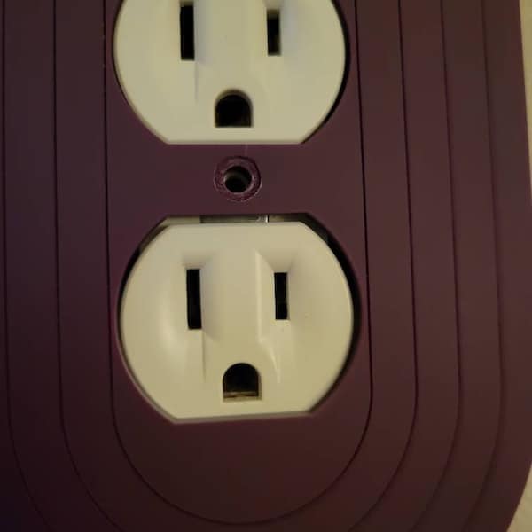 Minimalist Oval Outlet Plate Cover - Multiple Options - Etsy