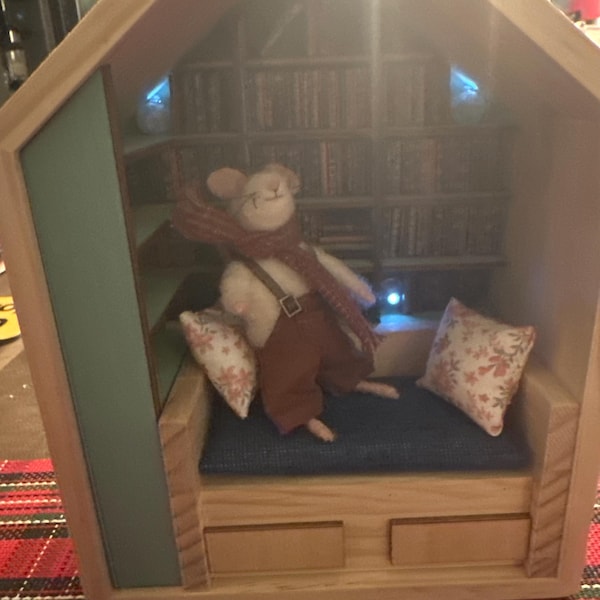 Anxiety Bookshelf Selected, Mini Anxiety Bookshelf Ornament, Stress ...