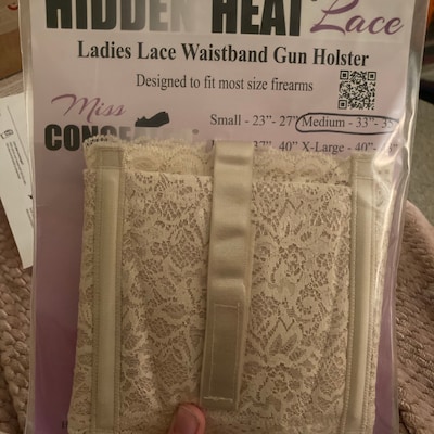 Hidden Heat Lace Natural Lace Waistband Conceal Carry Gun Holster for ...