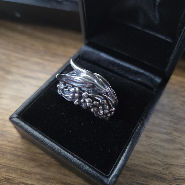 Rusted Square Signet Ring – Unique Sterling Silver Ring for Men ...