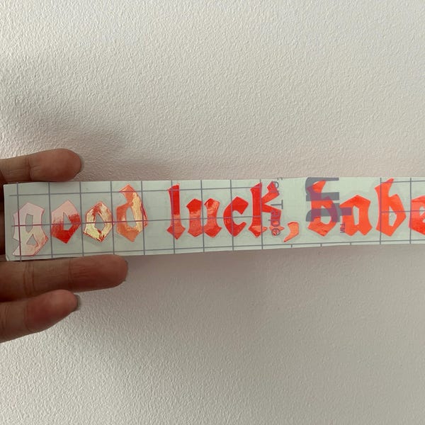 Good Luck Decal - Etsy