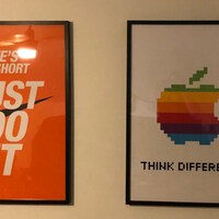 Apple Think Different Poster. Printable Apple Logo Poster. Think ...