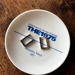 The 1975 Inspired Silver Rectangle Box Necklace. - Etsy