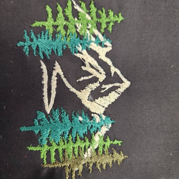 Forest Embroidery Mountains Embroidery Designs Instant Download Machine ...
