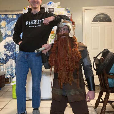 Crochet PATTERN Gimli Inspired Helmet ONLY Dwarven Helm Viking Helmet ...