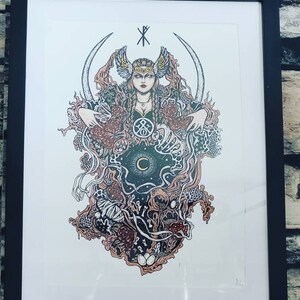 Odin Hand Signed Print Norse Gods Collection - Etsy