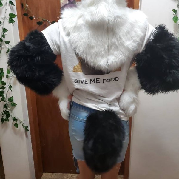 Custom Color Fursuit Scarf, Furry Neck Cover, Kigurumi Neck Bib, Faux ...