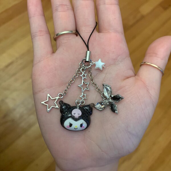 Toro and Kuro Phone Charm Straps Keychain Doko Demo Issyo Handmade - Etsy