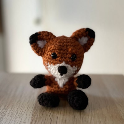 Mini Fox Crochet Pattern Amigurumi PDF Pattern - Etsy