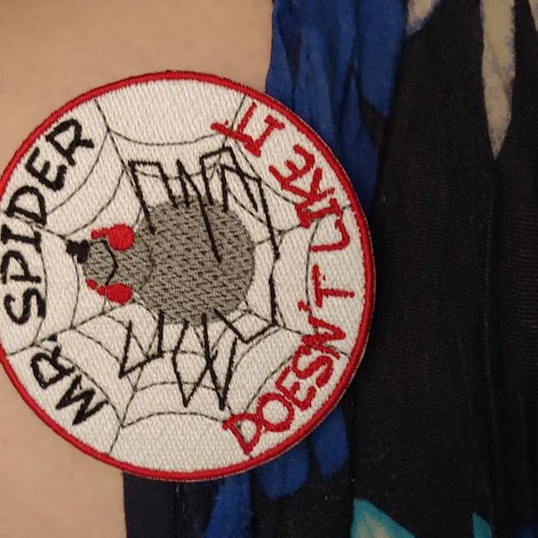 Mr. Spider Patch Fully Embroidered, Horror Podcast Badge, MAG Cosplay ...