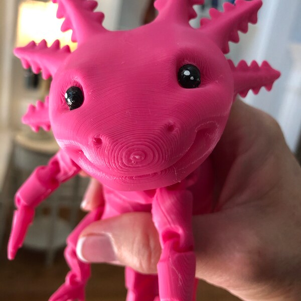 Articulated Axolotl Fidget Toy, Desk Fidget Toy, Sensory Toys Adult ...