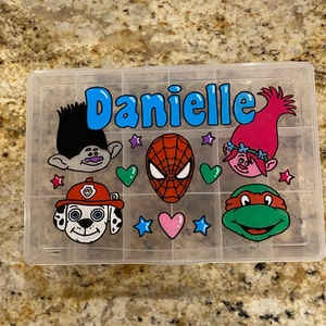 Camp Themed Caboodle, Hand-painted Personalized Caboodle, Personalized ...