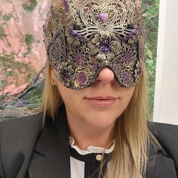 Blind Mask Gothic, Masquerade Masks for Men, for Women, Dark Elf ...