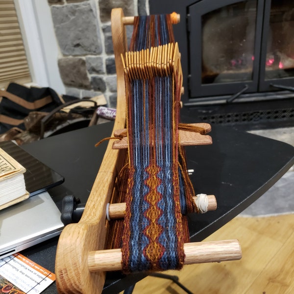 Loom-the Mandolin - Card Tablet Large Sized Weaving Loom Made of ...