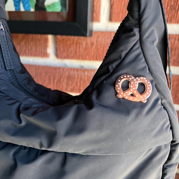 Pretzel Pin - Rose Gold - Etsy