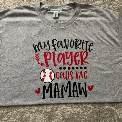 Baseball Mamaw Svg, My Favorite Player Calls Me Mamaw Svg, Baseball ...