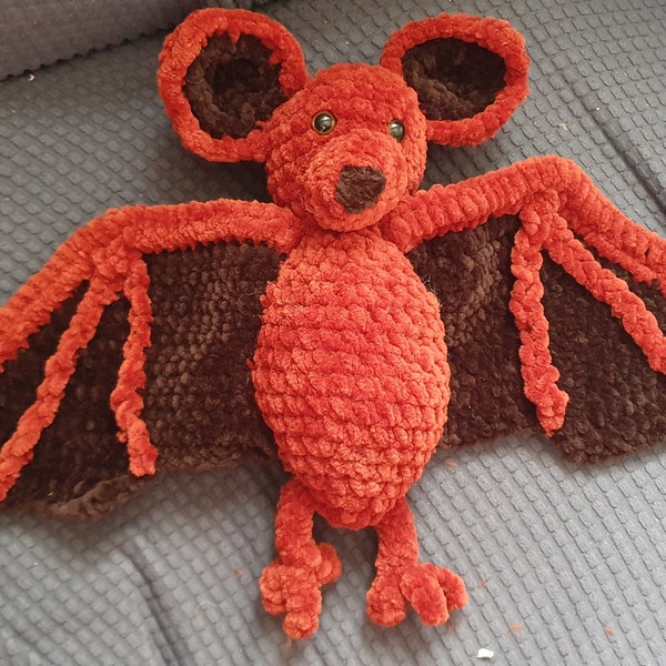Betty the Fruit Bat Crochet Pattern, Crochet Bat Pattern, Bat Amigurumi ...