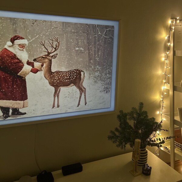 Christmas Frame TV Vintage Art Set of 100, Christmas Samsung Frame TV ...
