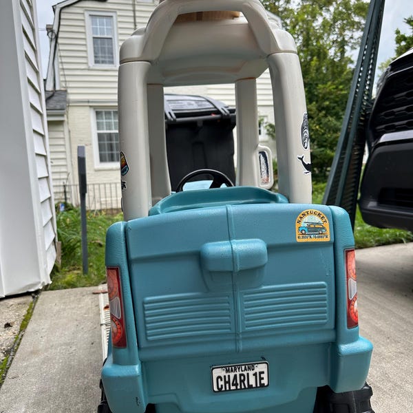 Personalized Toy License Plate Set for Cozy Coupe: Custom Ride-on Car ...