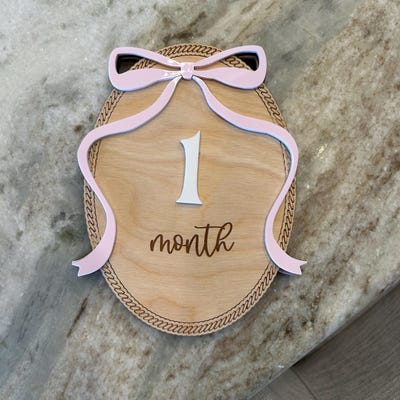 Daisy Flower Birth Sign Baby Birth Announcement Arched Wooden Birth ...