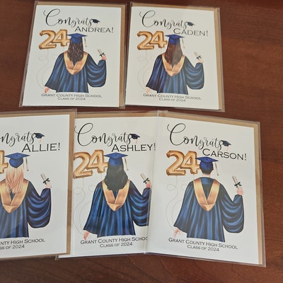 Personalized Graduation Card, Graduation Gifts, Custom Grad Card ...