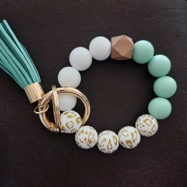 Bangle Keychain | Bracelet Key Chain | Wristlet Keyring | Silicone ...